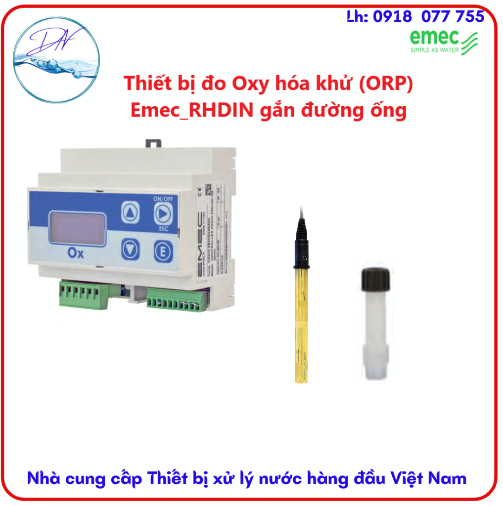 Thiết bị đo ORP Emec RHDIN (-999/+999 mV) _Giá rẻ nhất