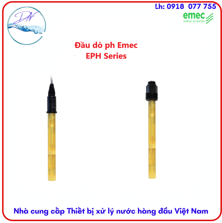 Cảm biến pH Emec EPH Series (0-14) | Made in Italia