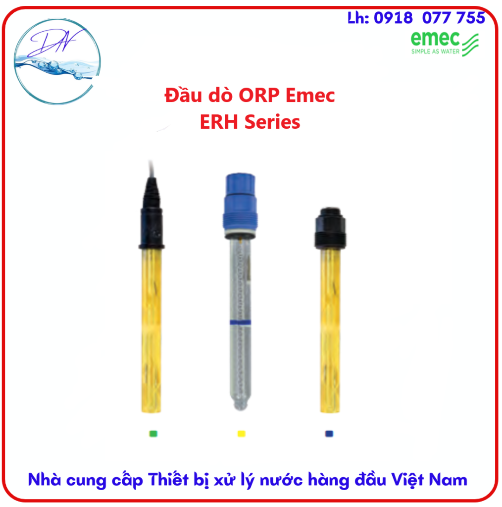 Cảm biến ORP Emec ERH Series (-1000/+1000 mV) | Italy